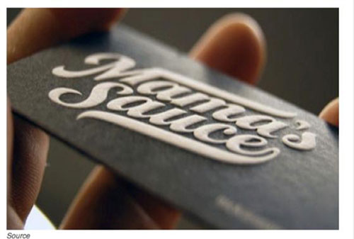 Desain Kartu Nama dengan Cetak Emboss | Ada 60 Ide Contoh