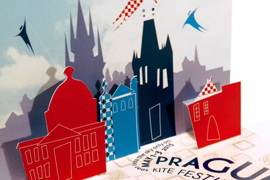 Contoh Desain Brosur Pop Up sebagai Corporate Identity Business