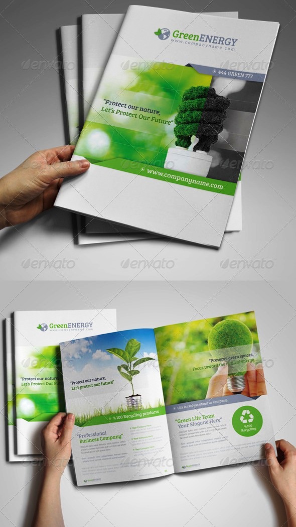 Contoh desain brosur dan leaflet bisnis desain terbaik