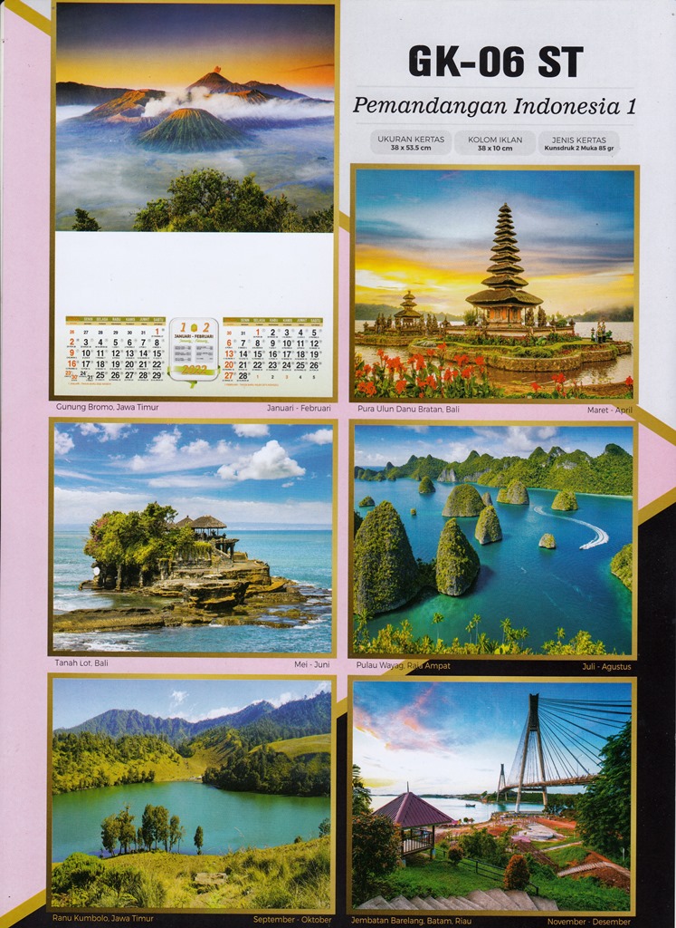 Kalender-Standard-Pemandangan-Indonesia-1 - Ayuprint.co.id