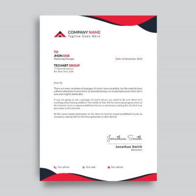 Letterhead design and printing at Ayuprinting Karawang