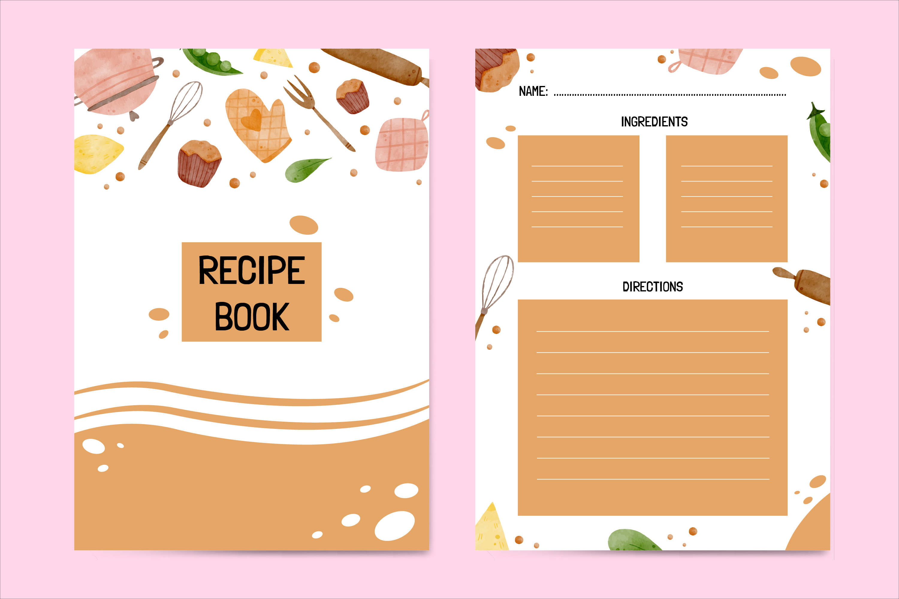 Buku Resep dan Masakan: Contoh Desain dan Percetakannya